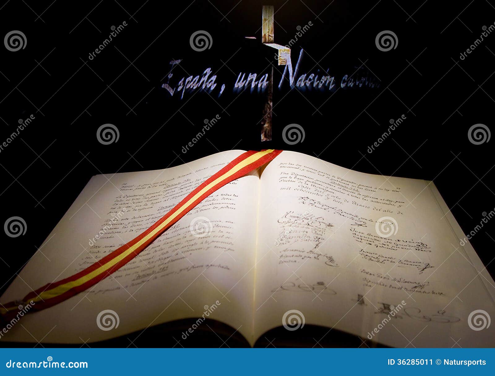 First Spanish Constitution editorial photo. Image of date - 36285011