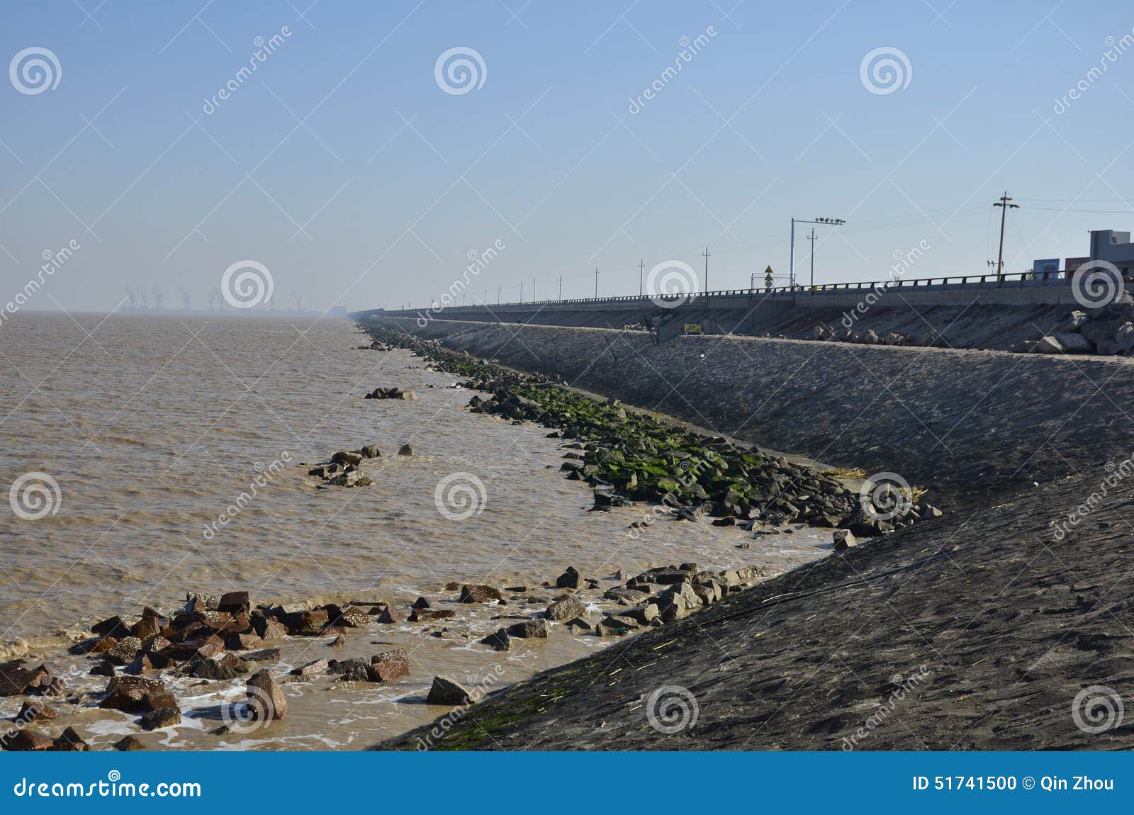 The First Stage of Dafeng Port at Dafeng China. Stock Photo - Image of ...