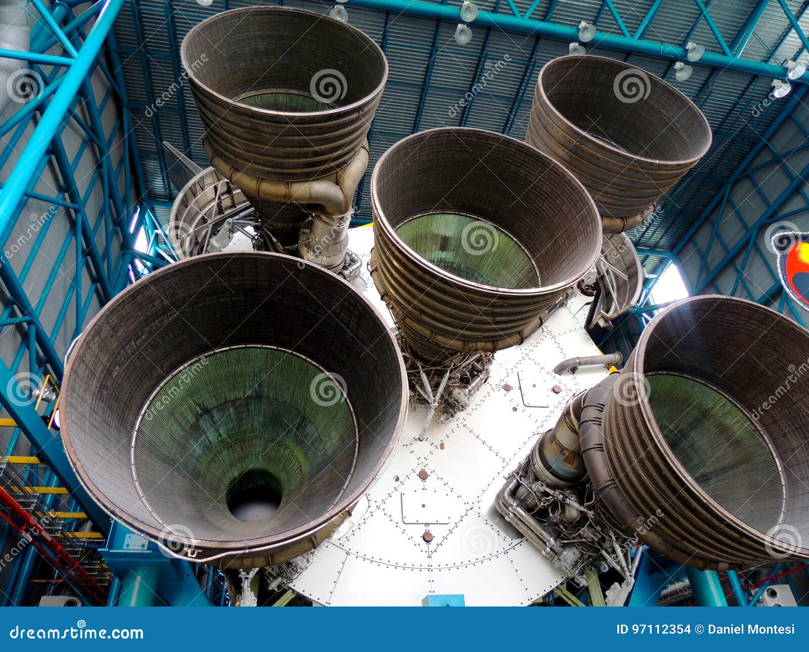 First Stage Saturn Five Rocket Stock Photo - Image of saturn, 1970s ...