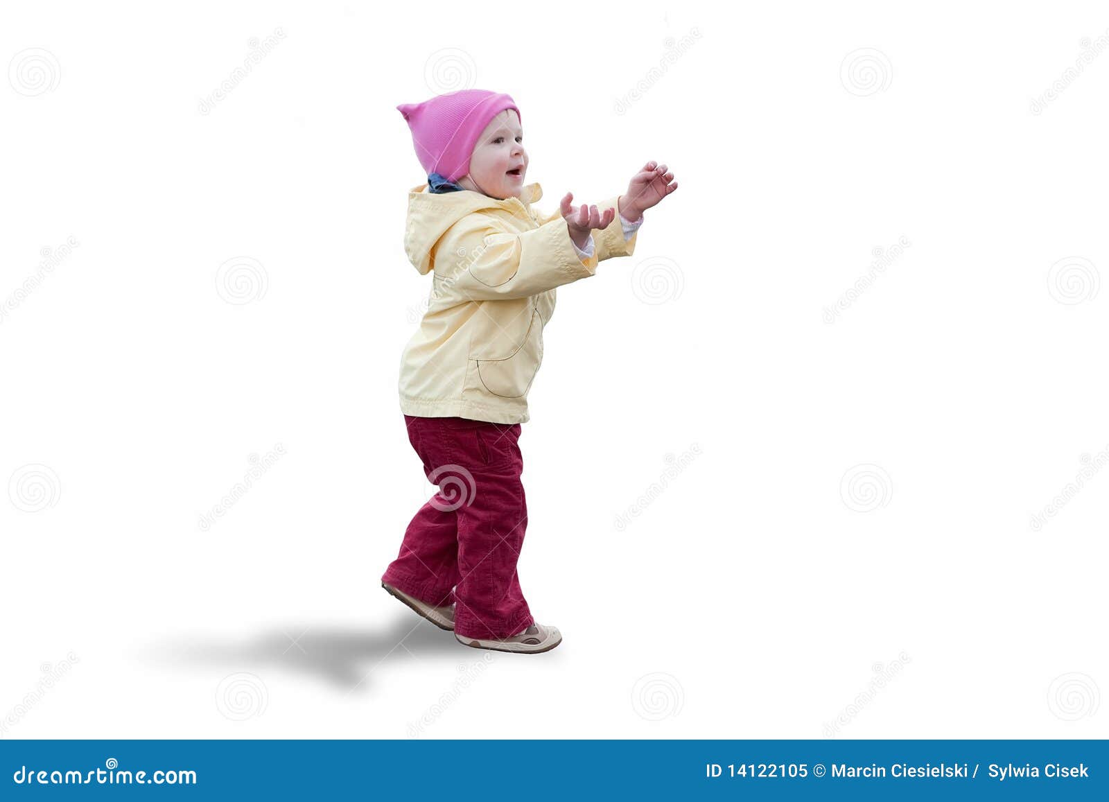 First steps stock image. Image of child, white, childhood - 14122105