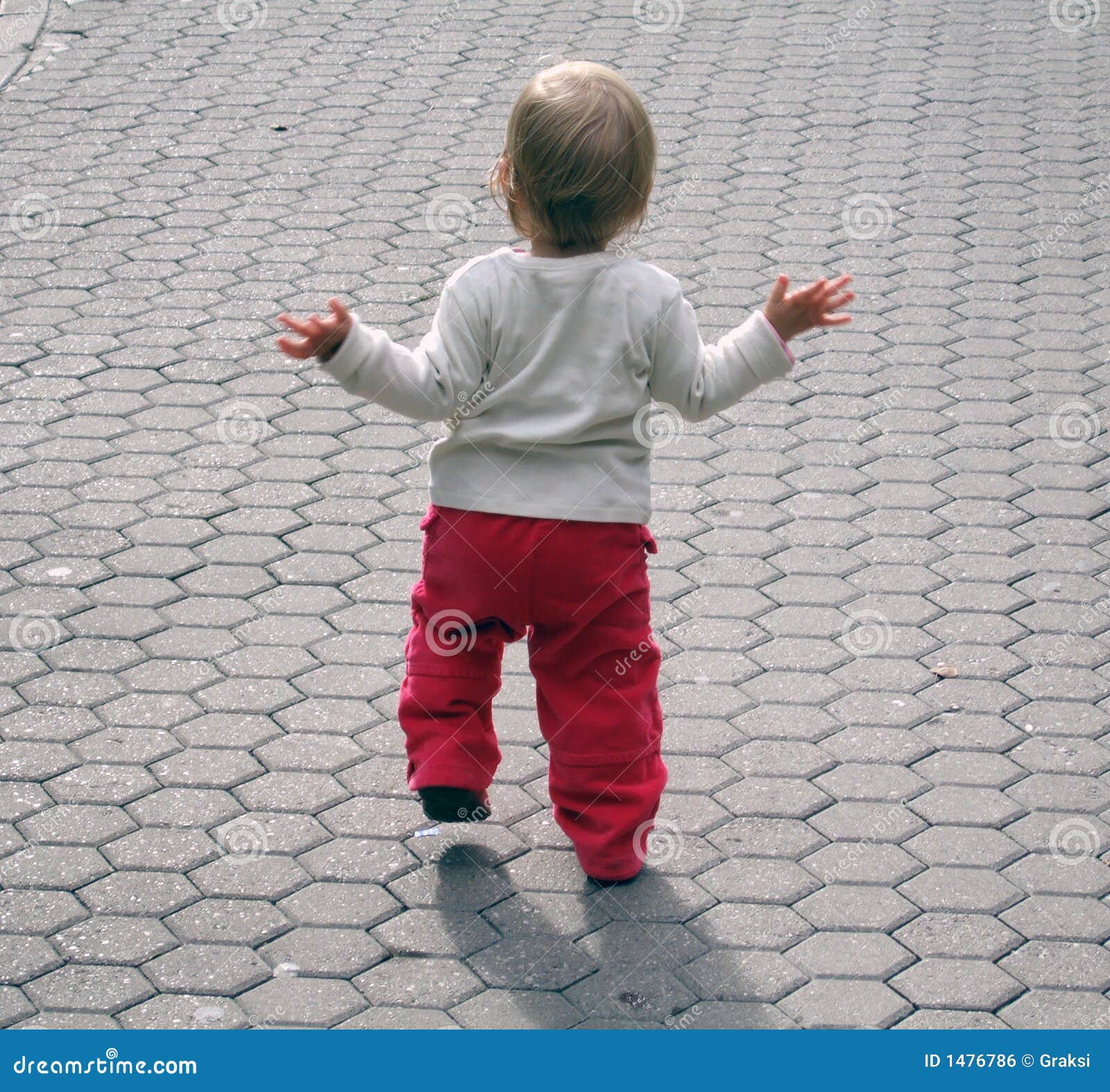 First steps stock photo. Image of alone, baby, little - 1476786