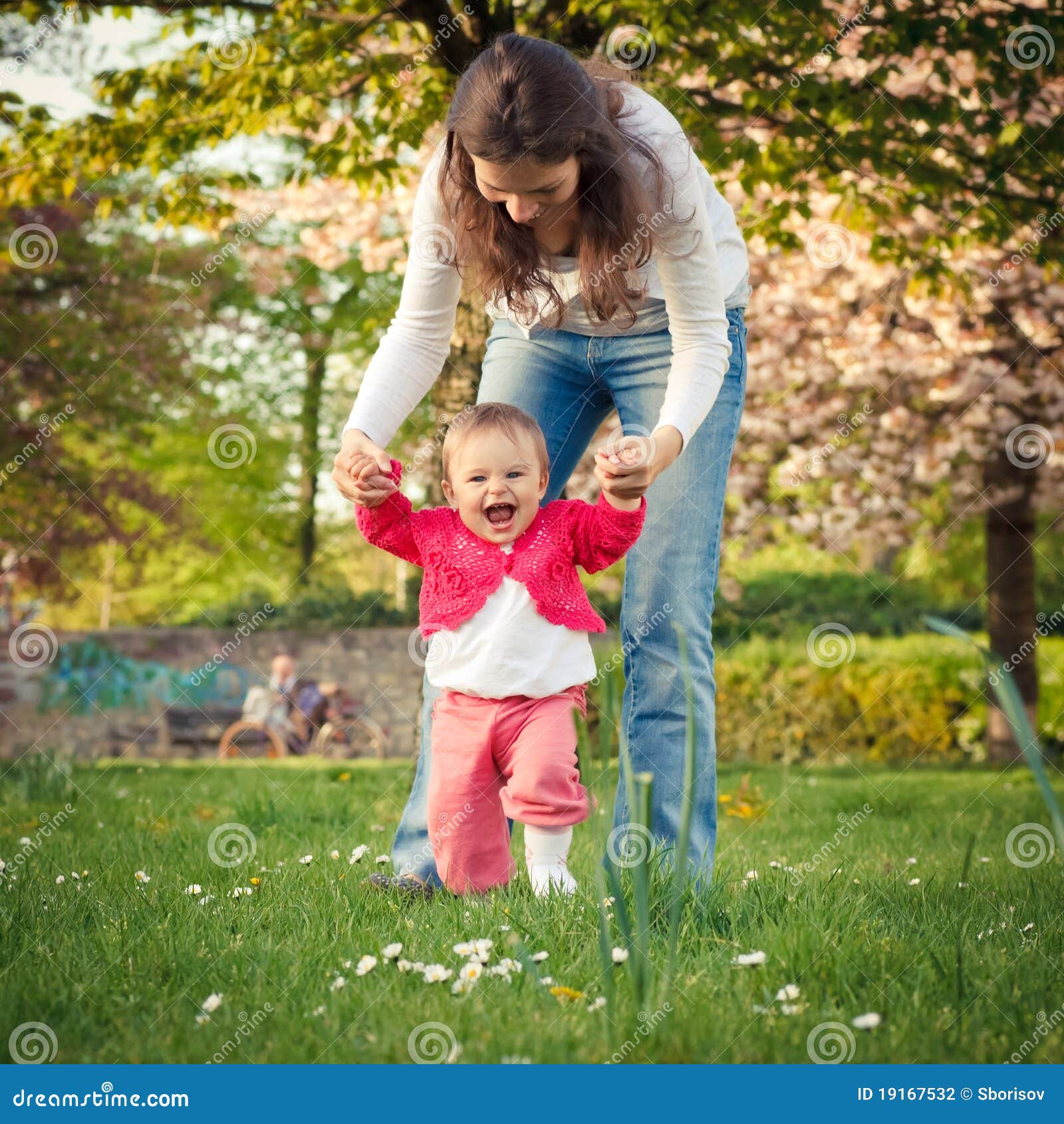 First steps stock photo. Image of caucasian, positive - 19167532