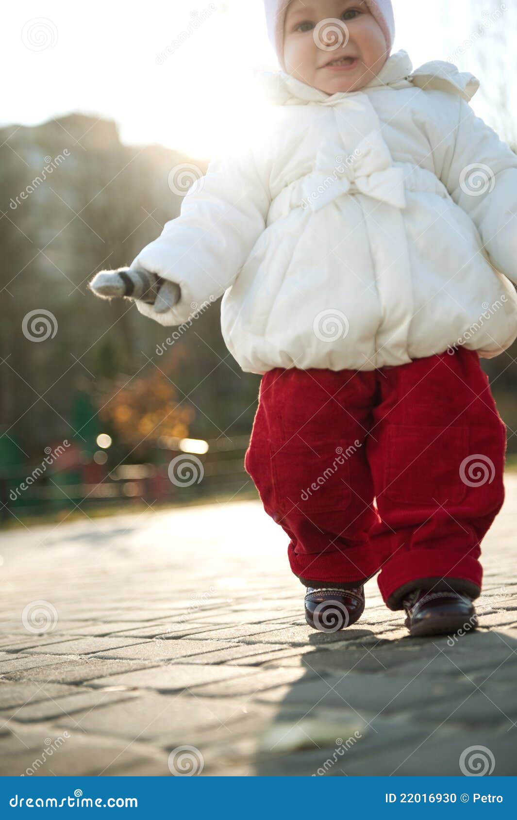 First steps stock photo. Image of positive, expression - 22016930