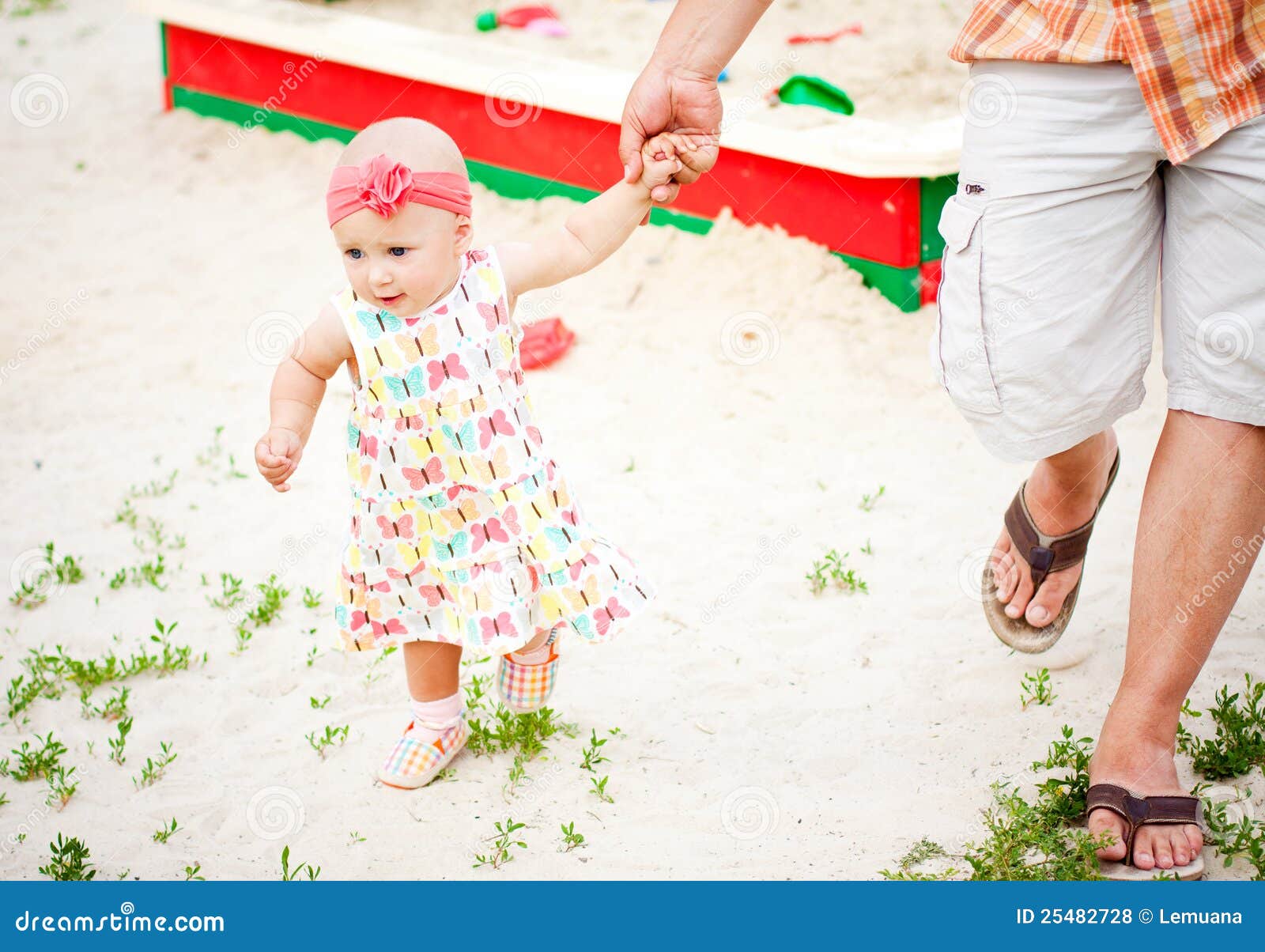 First steps stock photo. Image of grass, holding, love - 25482728