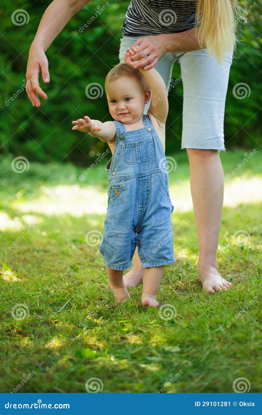 First steps stock image. Image of mother, little, care - 29101281