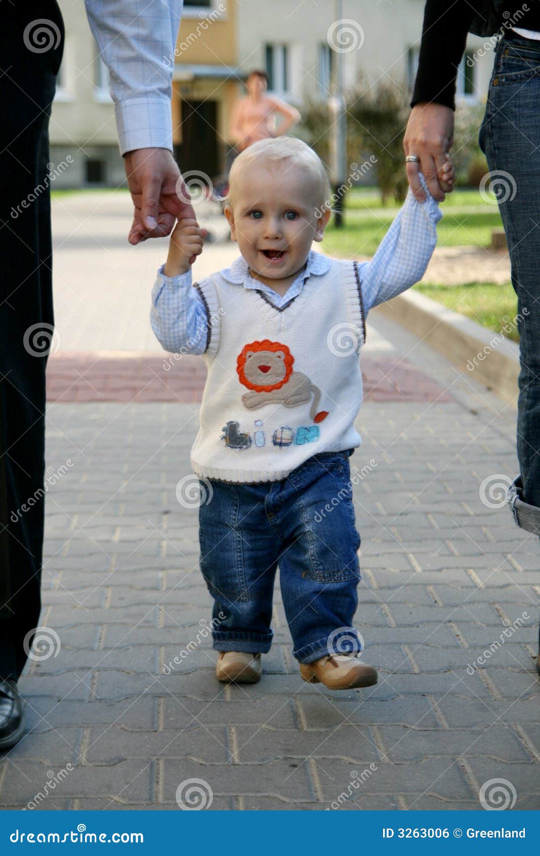 First steps stock photo. Image of legs, caucasian, kids - 3263006