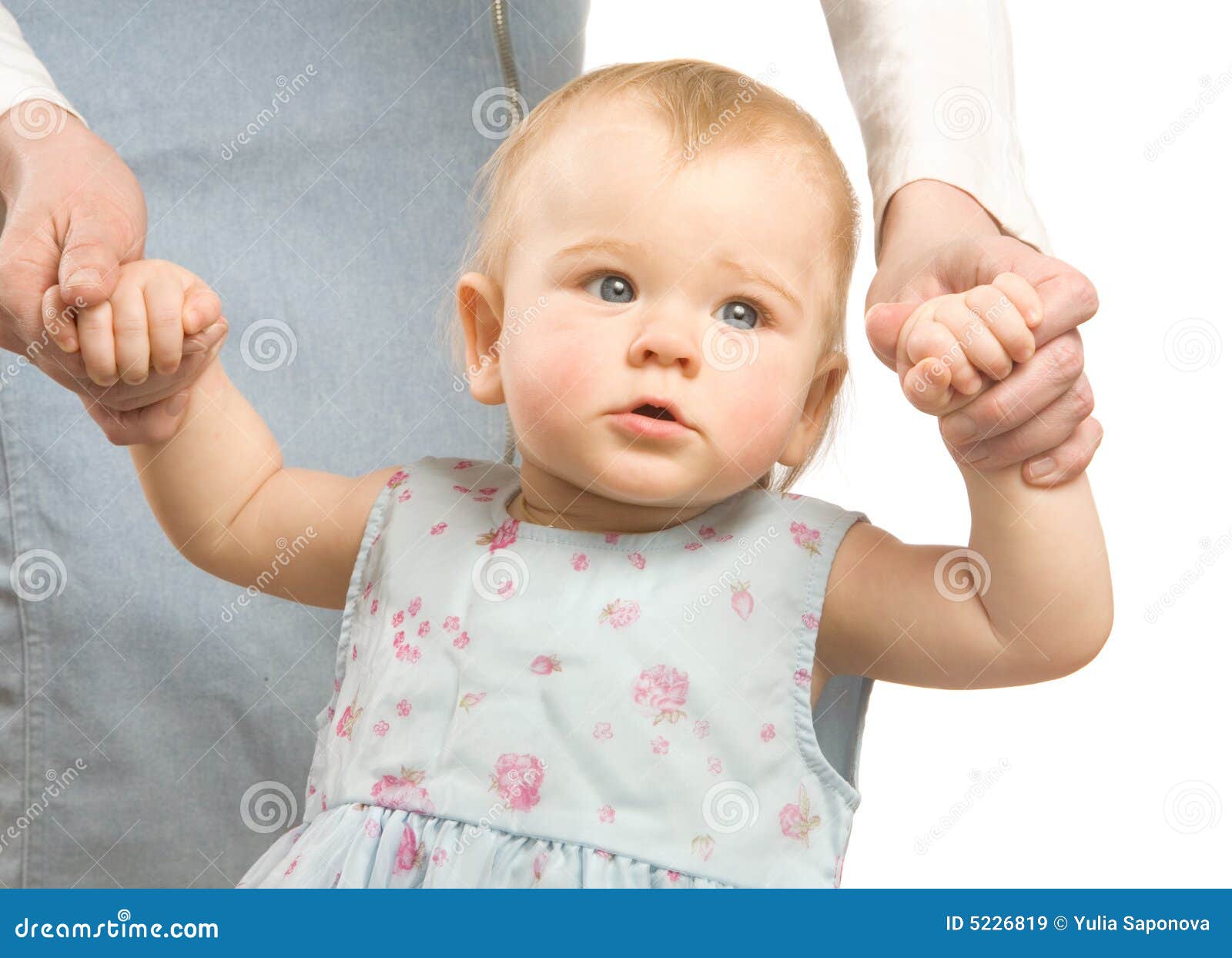 The first steps stock image. Image of family, offspring - 5226819