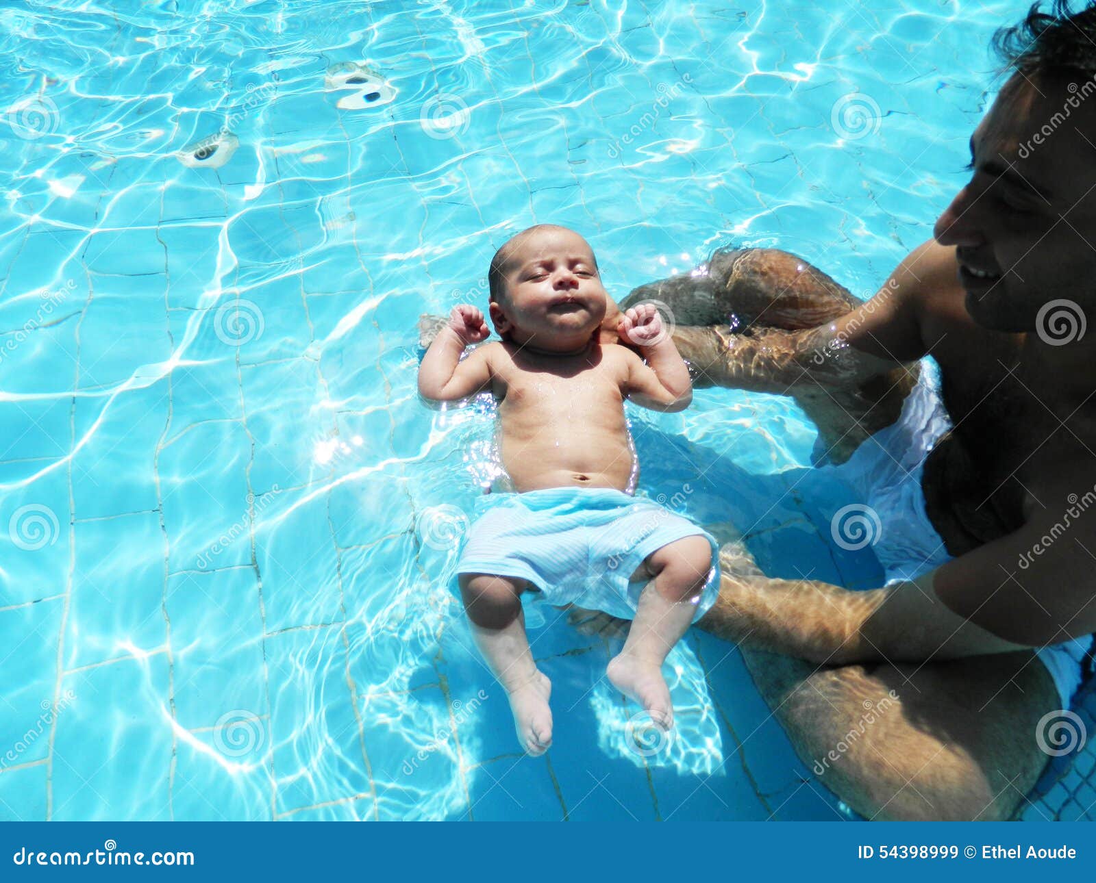 First swimming lessons stock image. Image of accra, grossing - 54398999