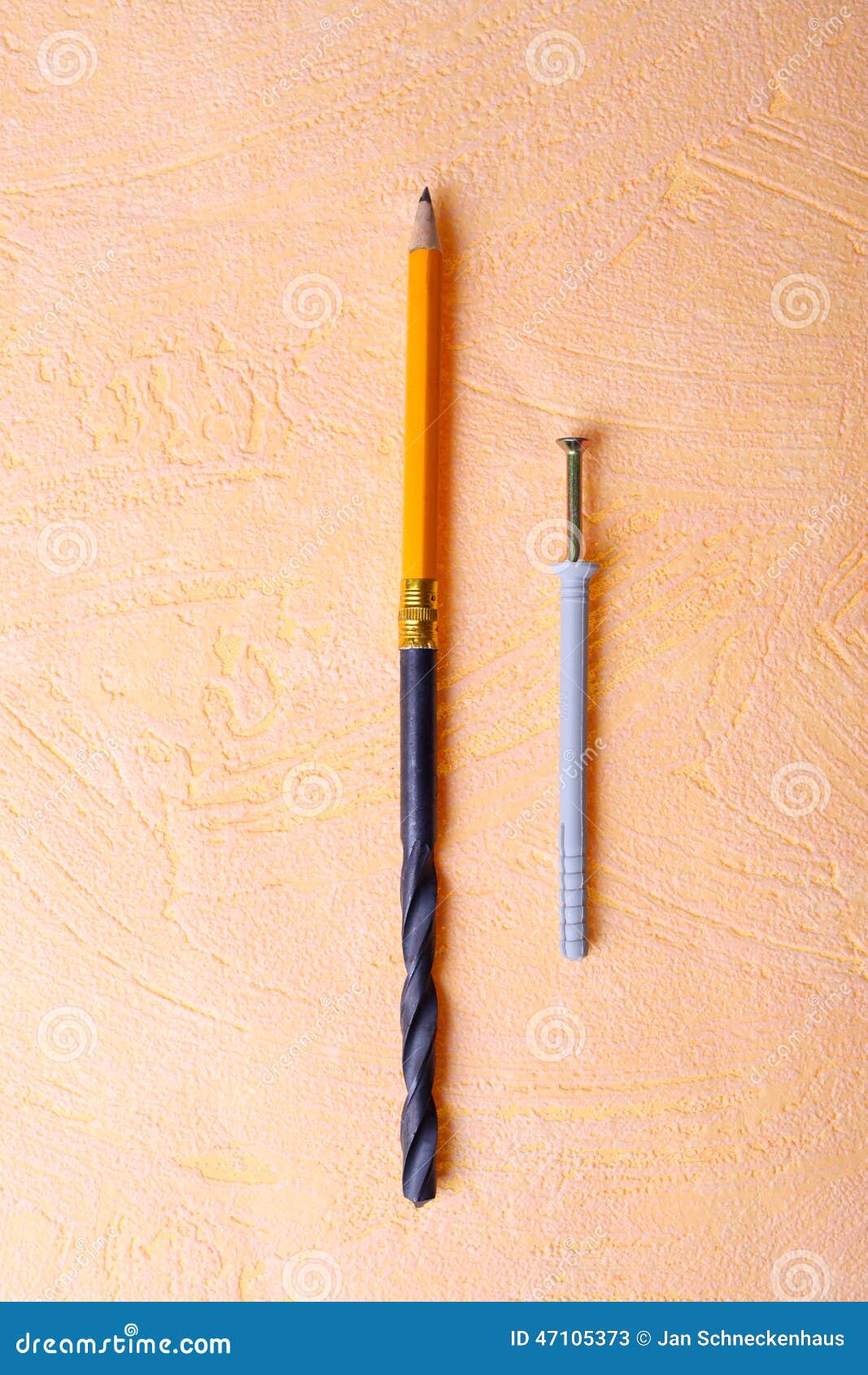 First think then drill stock image. Image of hang, drill - 47105373