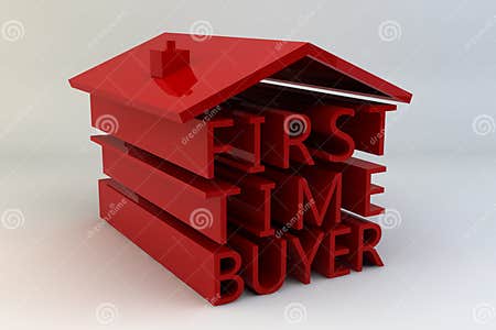 First Time Buyer stock illustration. Illustration of housing - 24518080