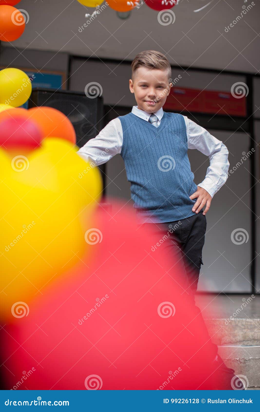 The First Time in First Class Stock Photo - Image of male, preschool ...