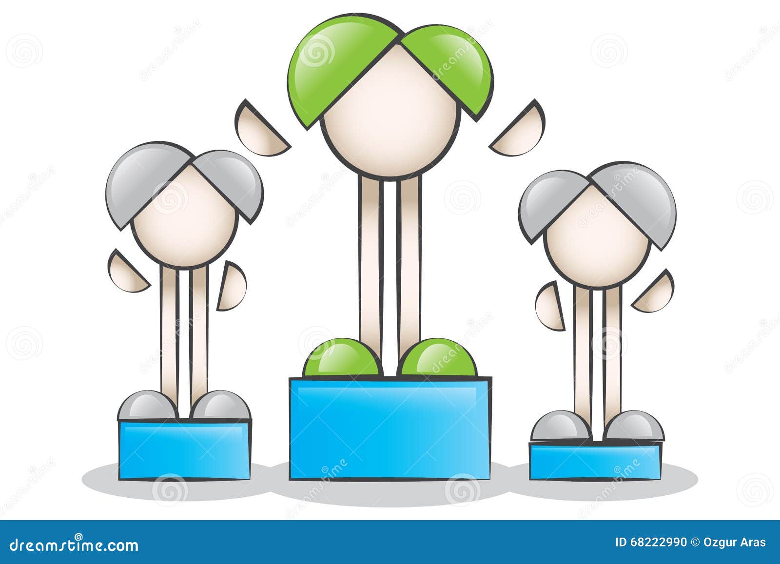 And the first to win. stock illustration. Illustration of achievement ...