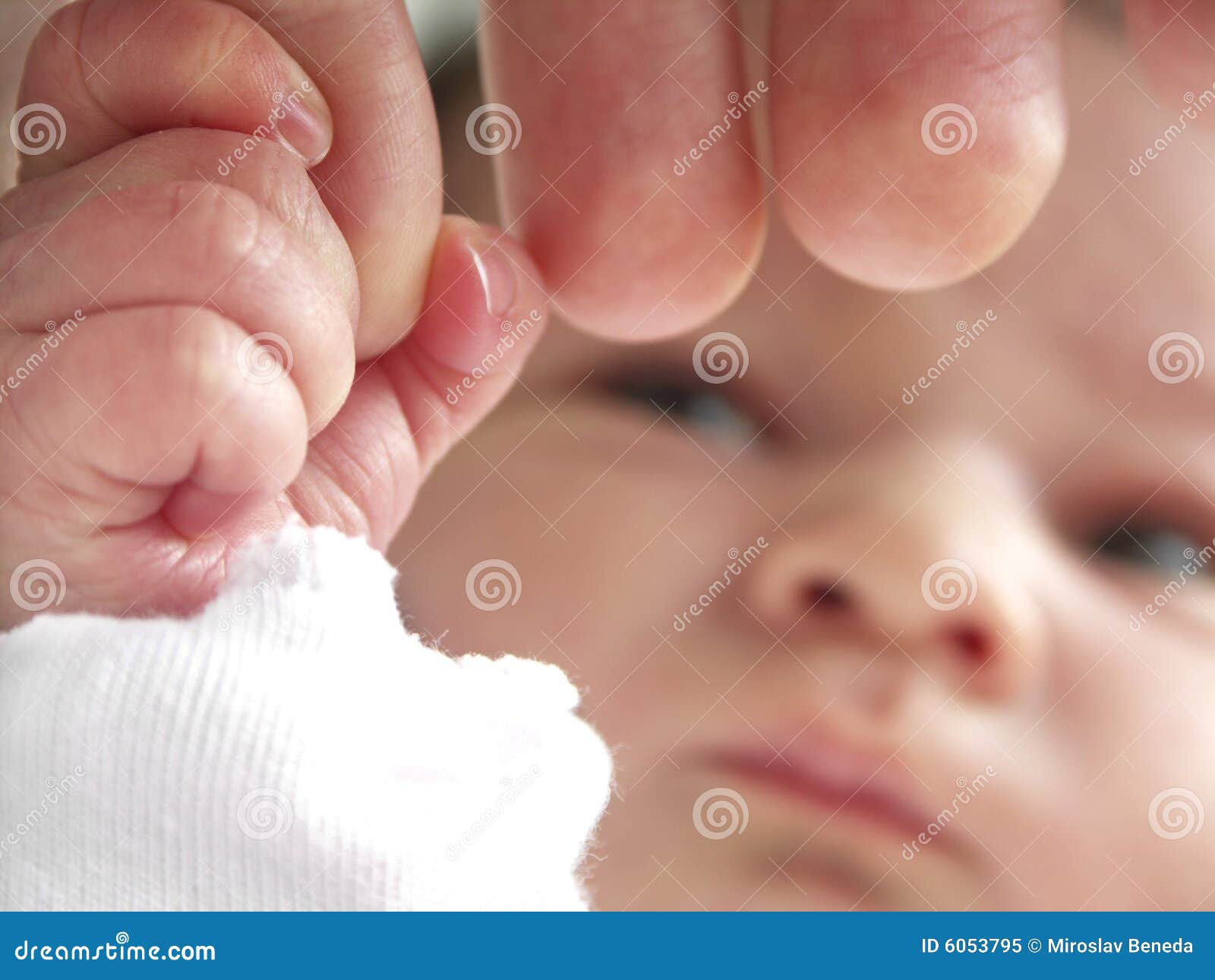 First touch stock image. Image of fine, infant, human - 6053795