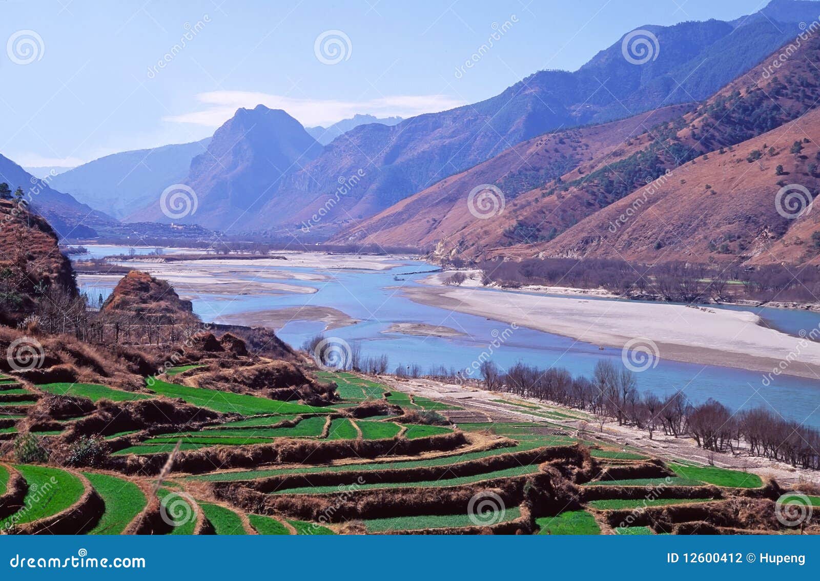 The First Turn of Yangtze River, China Stock Photo - Image of calm ...
