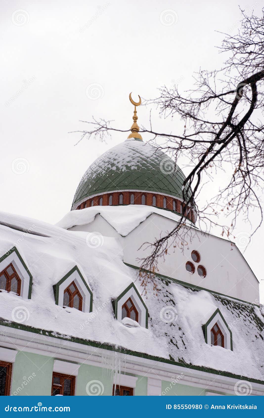First Ufa Cathedral Mosque. Stock Photo - Image of structure, muslim ...