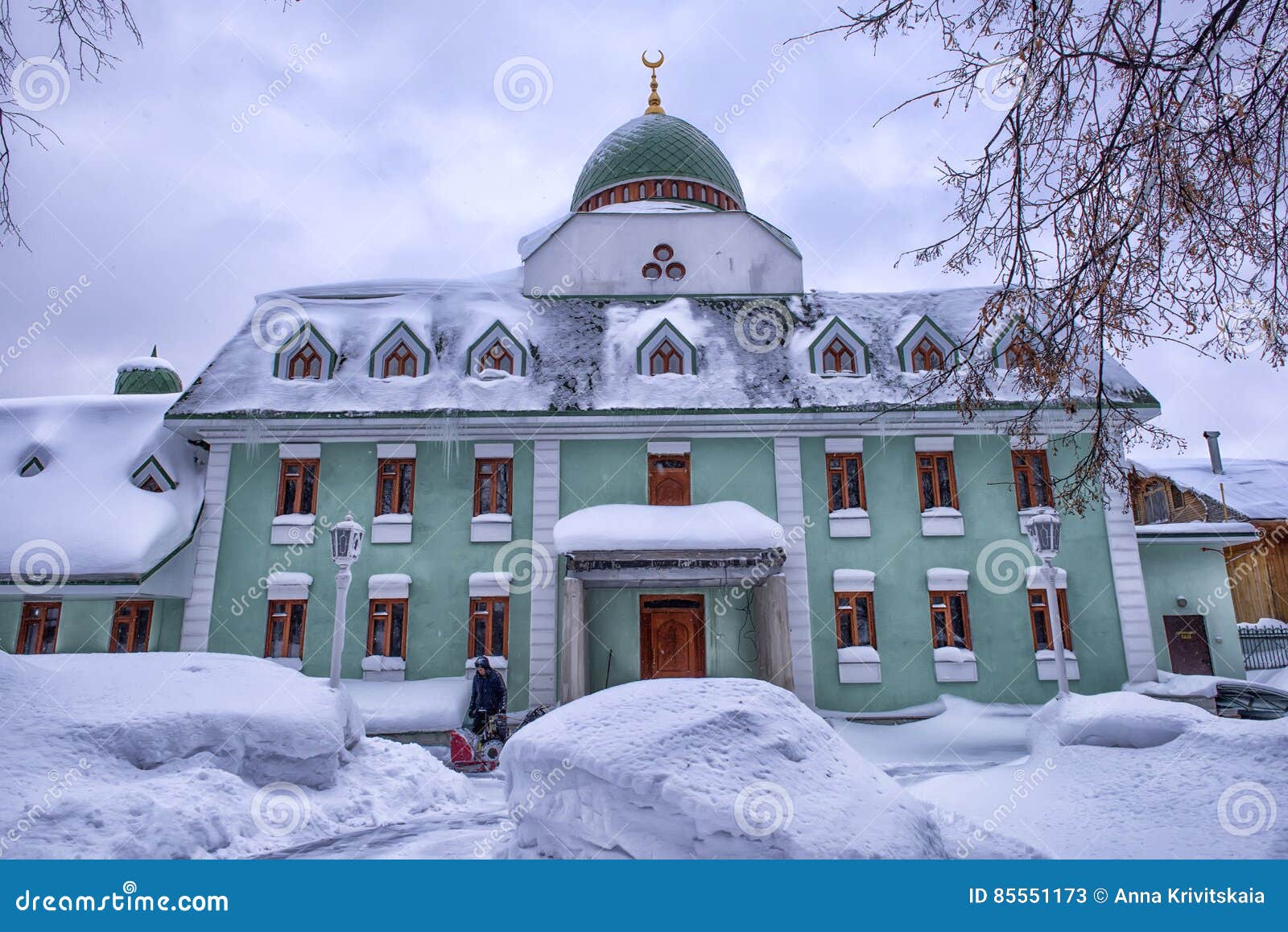 First Ufa Cathedral Mosque. Editorial Stock Photo - Image of islam ...