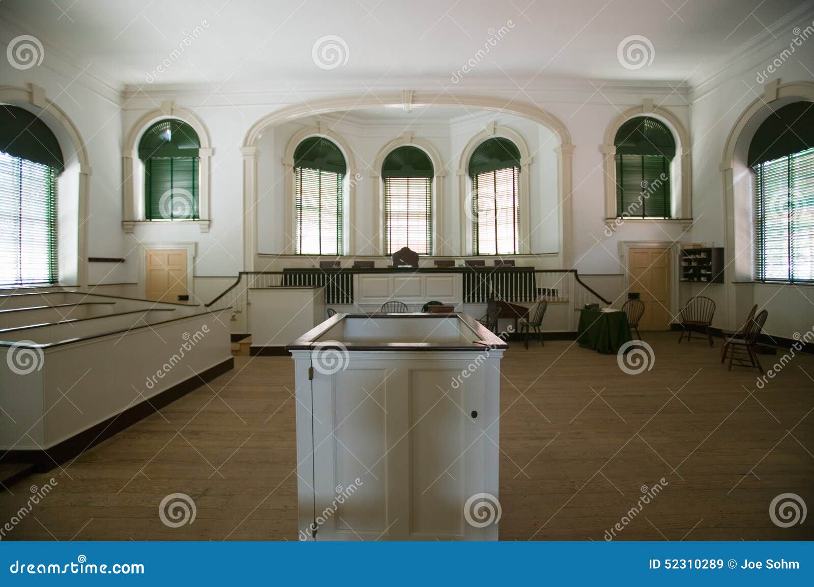 First Us Supreme Court In Independence Hall In Philadelphia