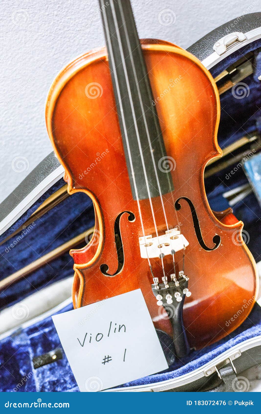 The first violin. stock photo. Image of indoor, classic - 183072476