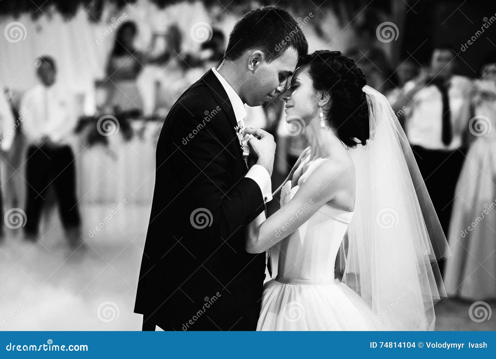 The first wedding dance stock photo. Image of fliance - 74814104