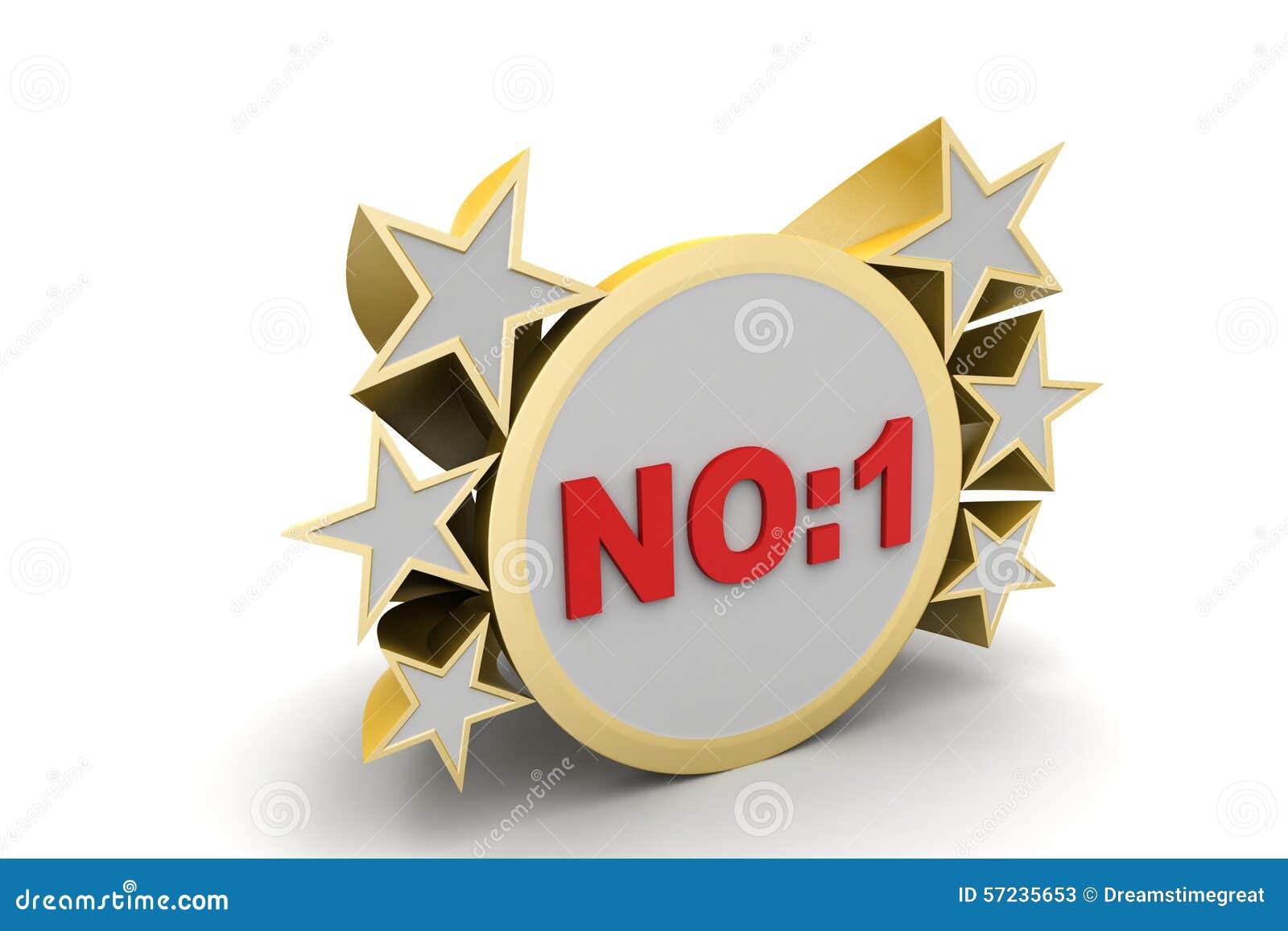 First winner medal stock illustration. Illustration of golden - 57235653