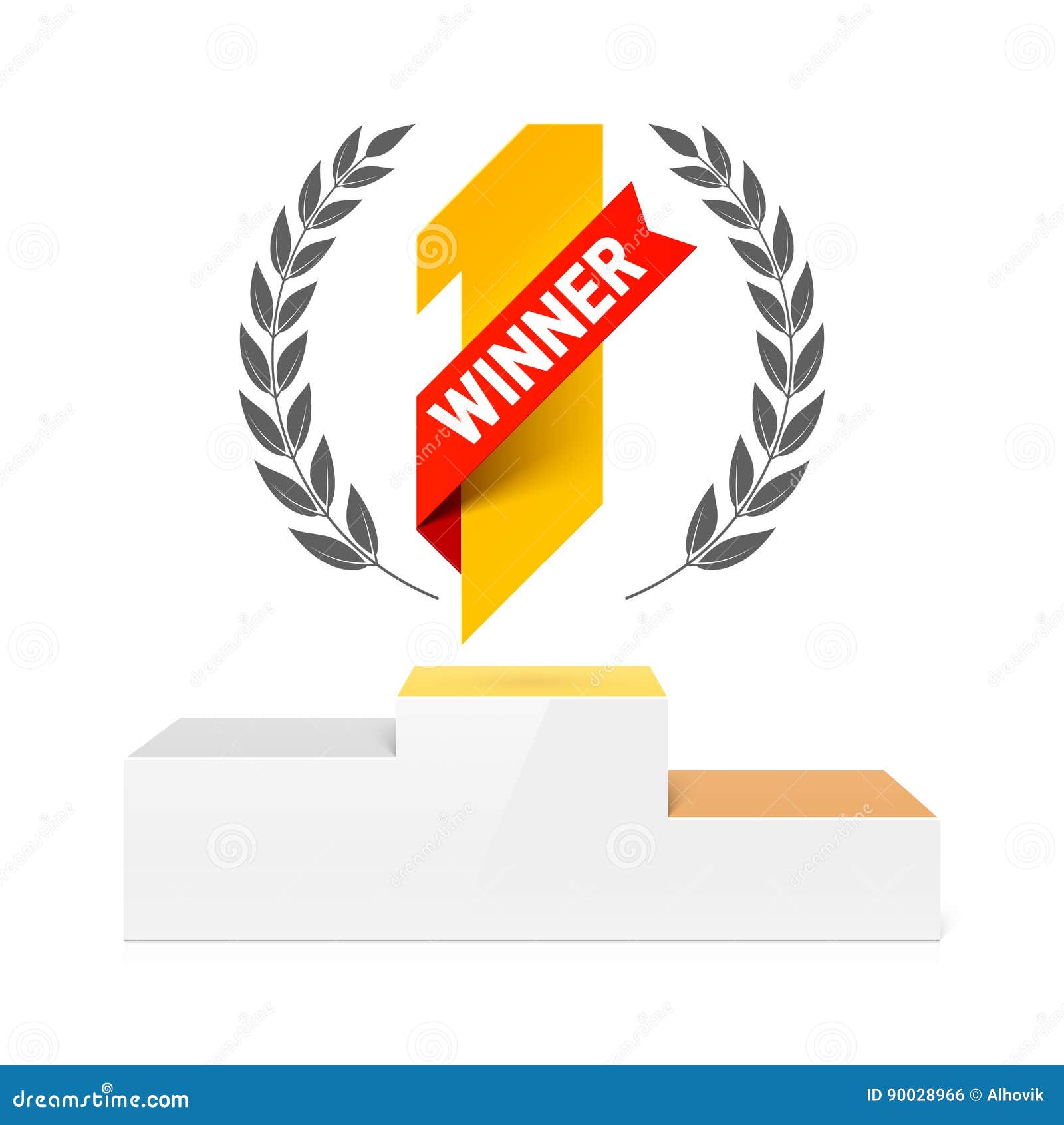 First Winner stock vector. Illustration of achievement - 90028966
