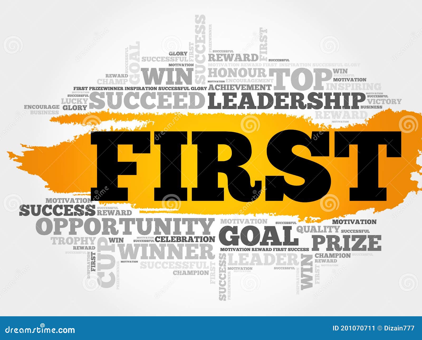 First word cloud stock illustration. Illustration of business - 201070711