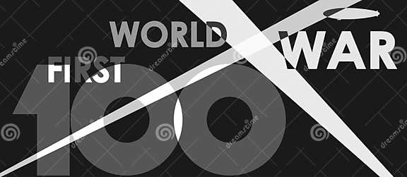 First World War centenary stock vector. Illustration of world - 42205856