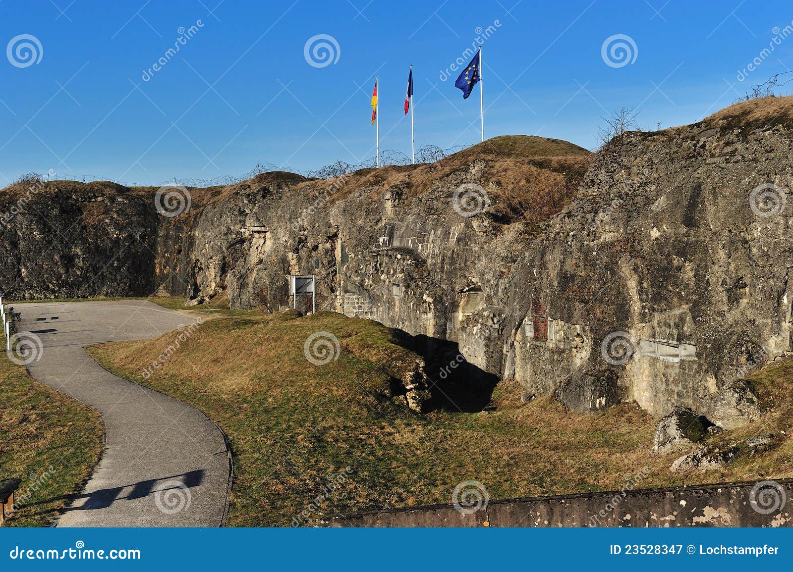 First World War Fort Douaumont Stock Image - Image of frech, verdun ...