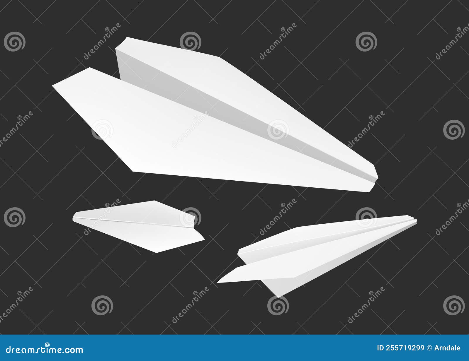Origami Paper Planes Set. Vector Illustration Stock Vector ...
