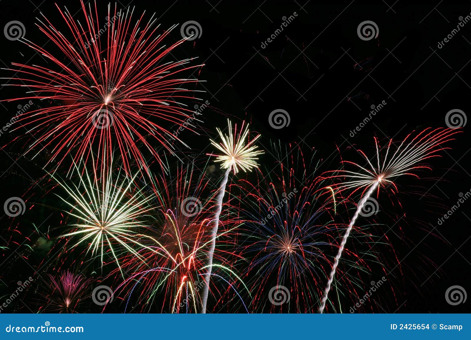 Firweworks Grand Finale stock photo. Image of grand, glowing - 2425654