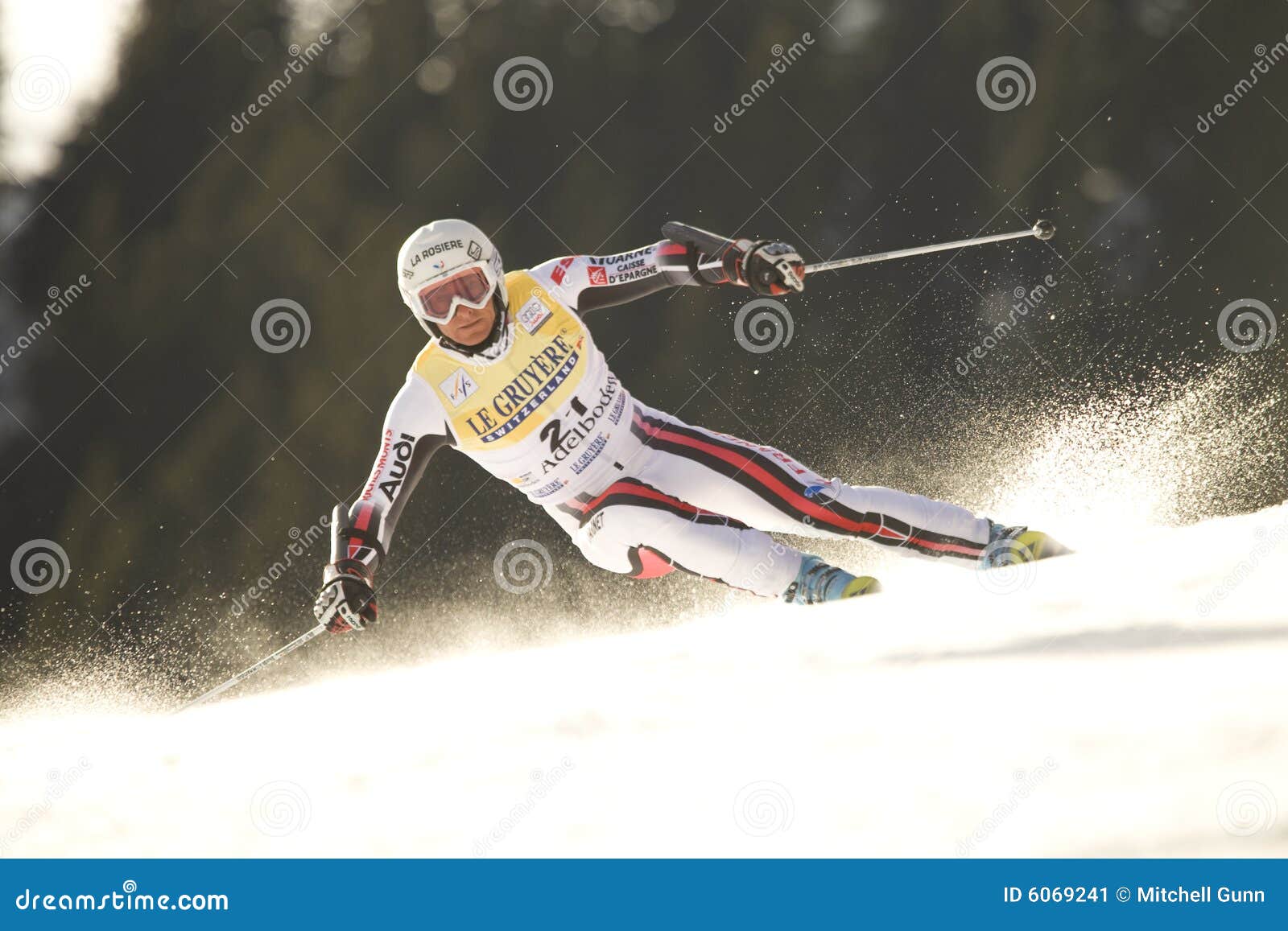 FIS Alpine Ski World Cup Race Editorial Photo - Image of chenal, skier ...