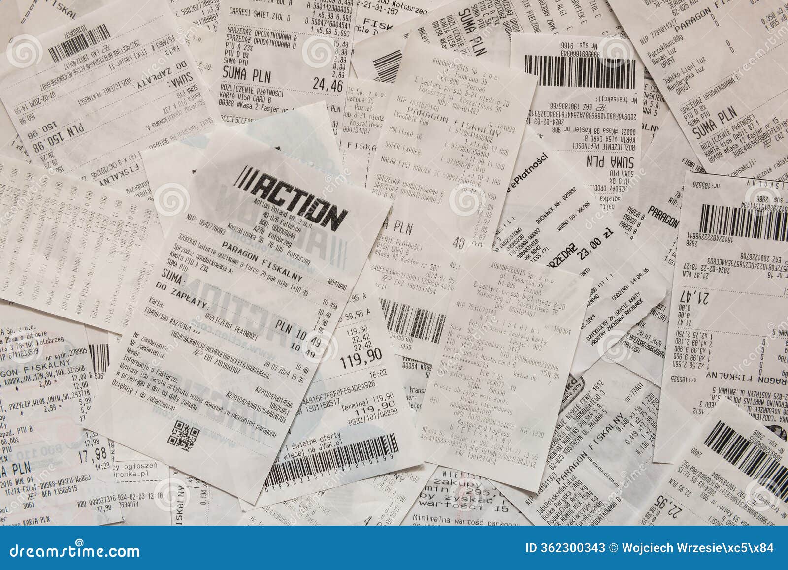 FISCAL RECEIPT editorial stock photo. Image of market - 362300343