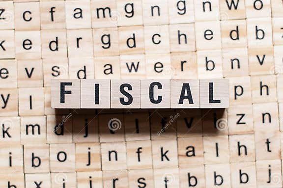 Fiscal word concept stock image. Image of creditors - 143354275