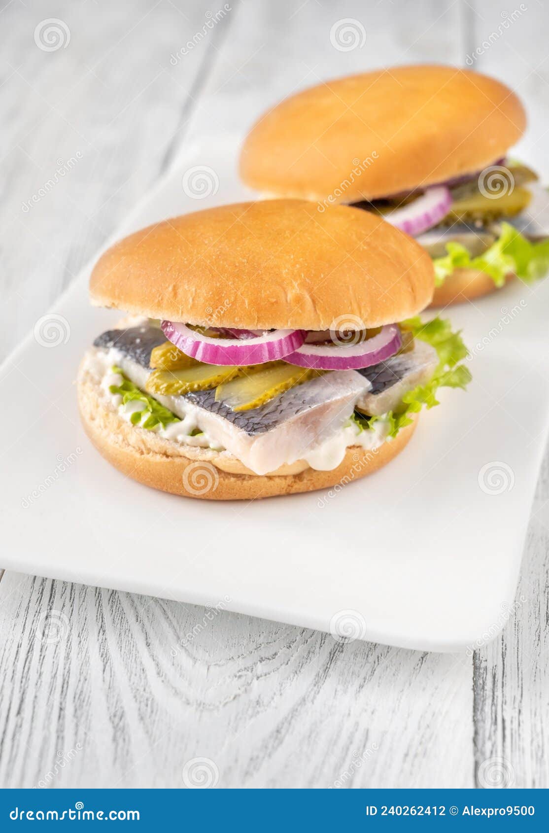 Fischbrotchen stock photo. Image of northern, germany - 240262412