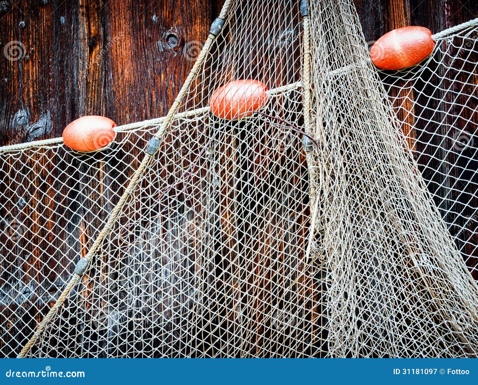 Fischernetz stockbild. Bild von fischnetz, korken, antike - 31181097