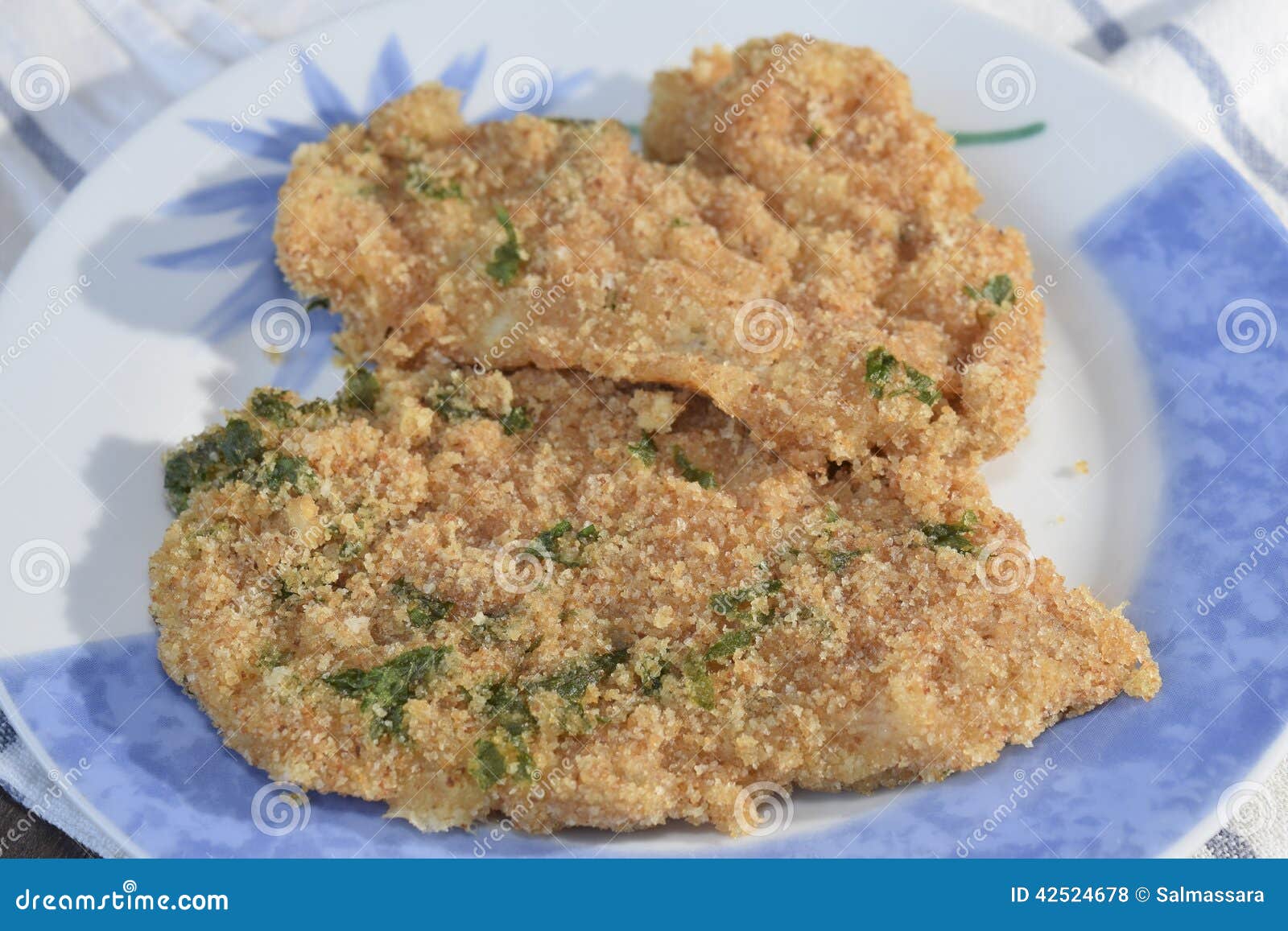 Fischkotelett stockfoto. Bild von crunchy, mittelmeer - 42524678