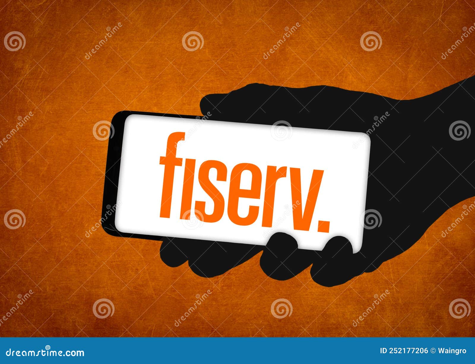 Fiserv Company Logo on Mobile Device Editorial Photo - Image of ...