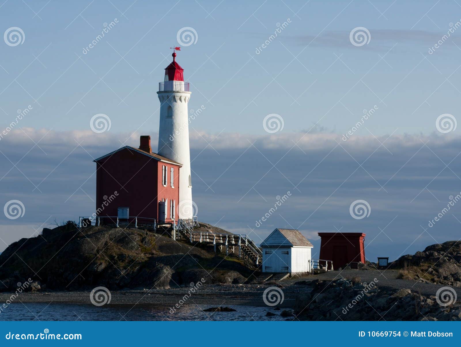 Fisgard Lighthouse stock photo. Image of fort, british - 10669754