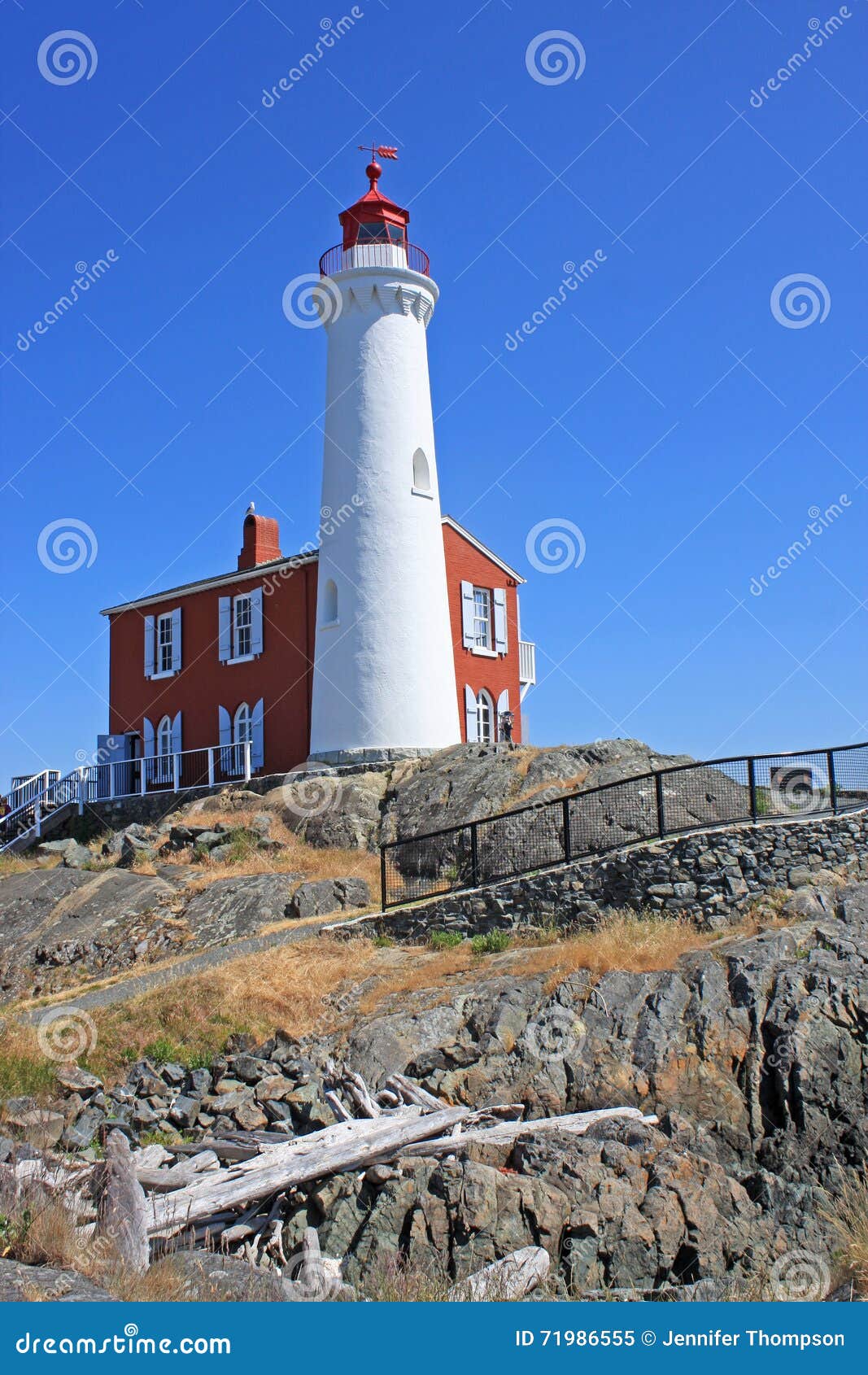Fisgard Lighthouse, Canada stock image. Image of fort - 71986555