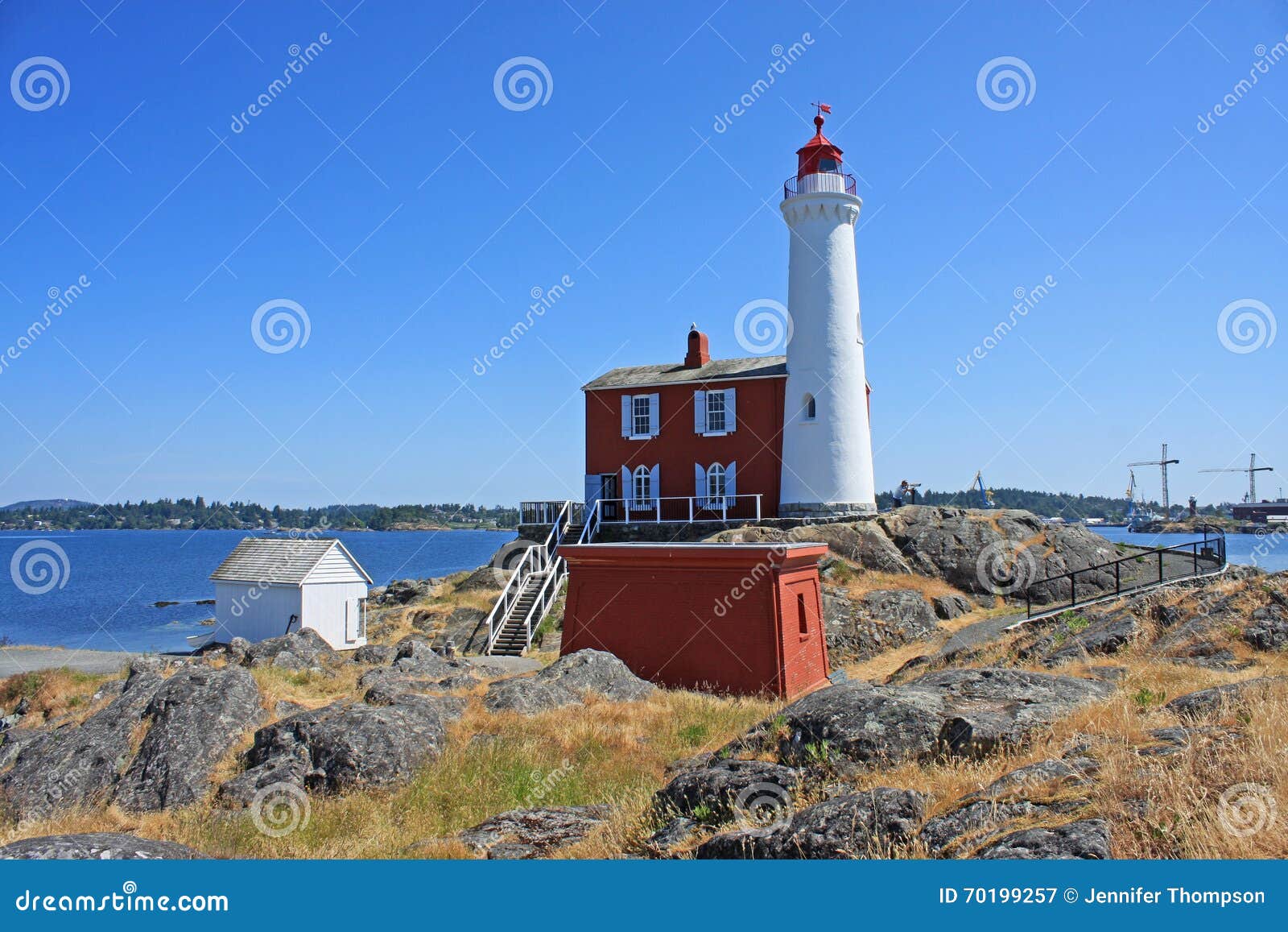 Fisgard Lighthouse stock image. Image of esquimalt, ialand - 70199257