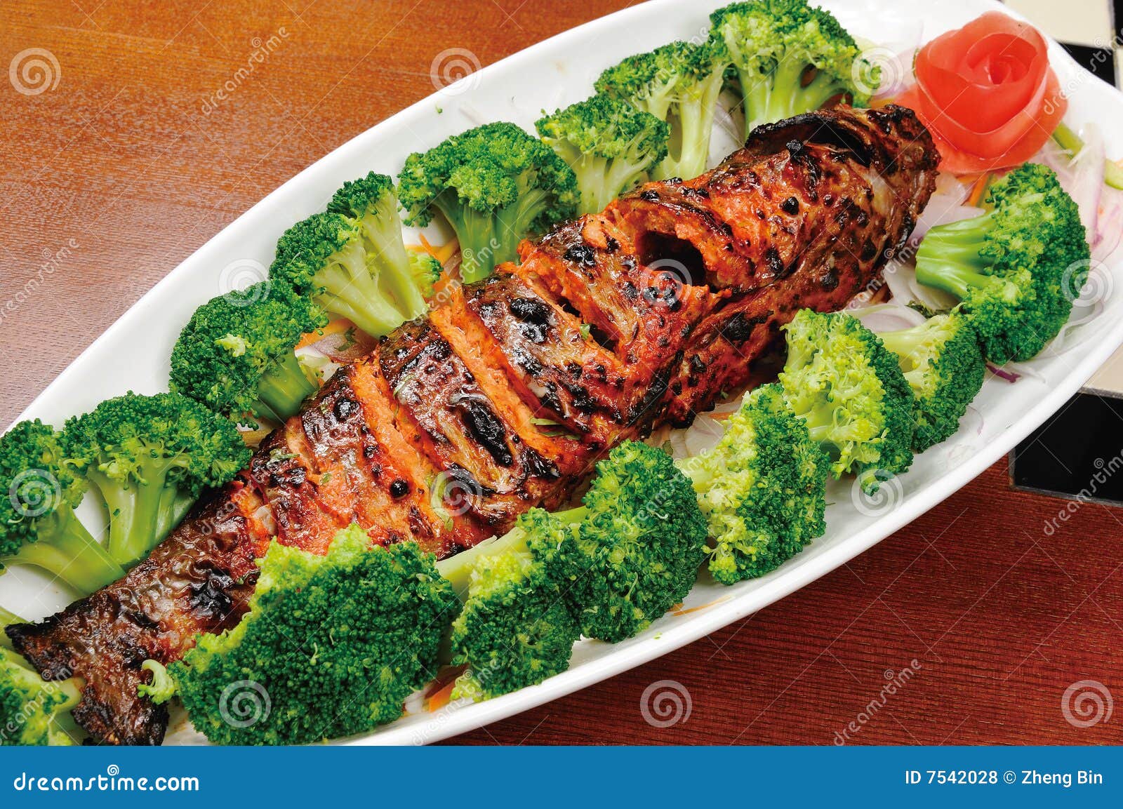 Fish stock photo. Image of delight, delicious, platter - 7542028