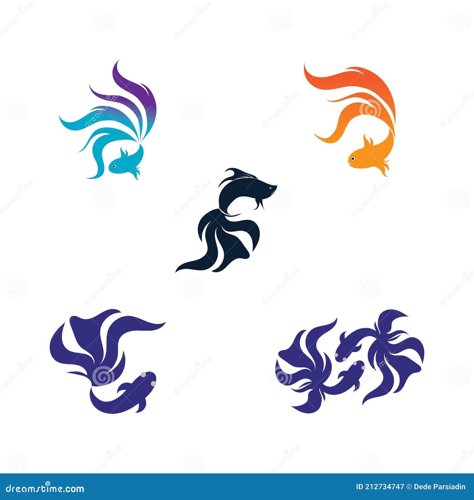 Aquatic Logo Design Vector Aquascape Symbol | CartoonDealer.com #293933989