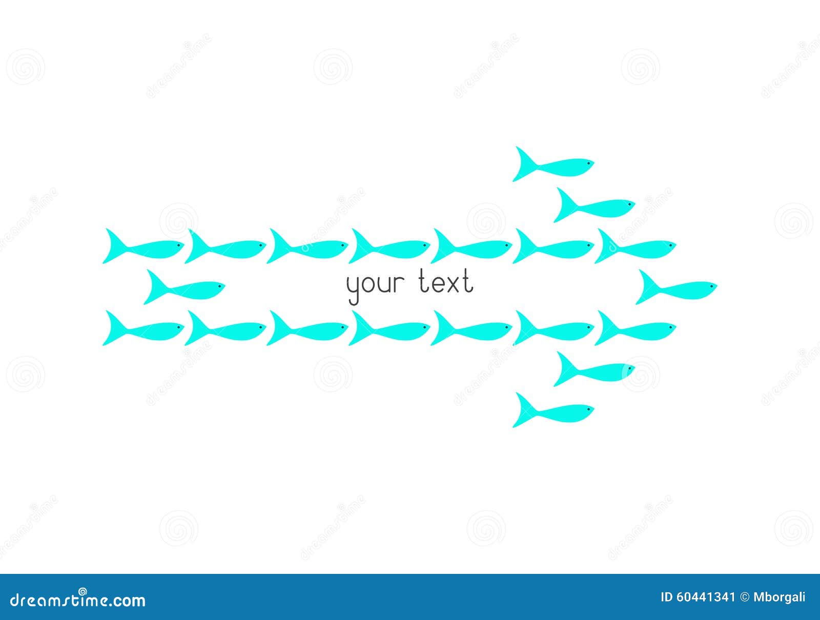 Fish arrow stock vector. Illustration of lettering, arrow - 60441341