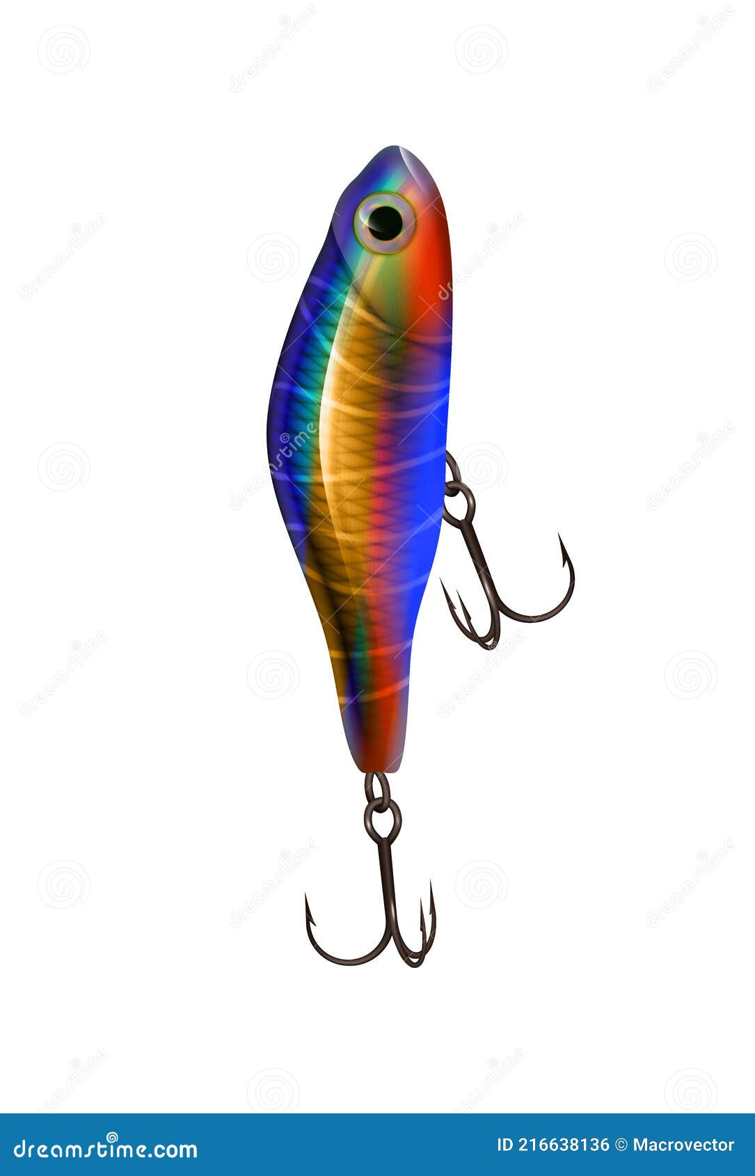 Fish Bait Illustration stock vector. Illustration of leisure - 216638136