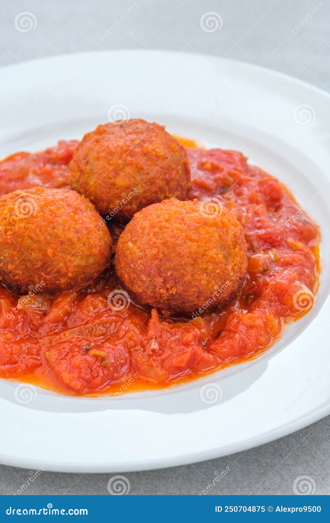 Fish balls on the plate stock image. Image of healthy - 250704875