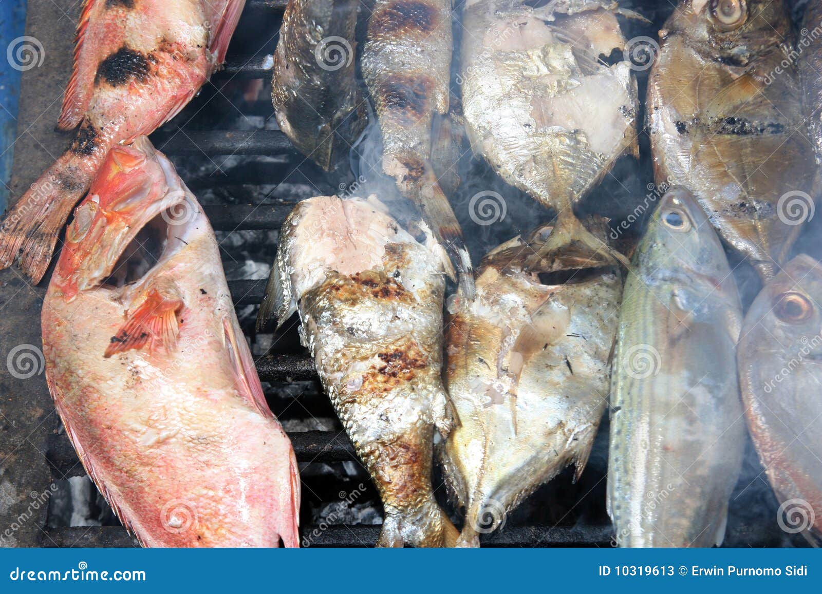 Fish barbecue stock image. Image of eastern, sauce, delicious - 10319613