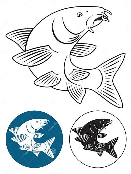 Fish barbel stock vector. Illustration of water, bait - 31272918