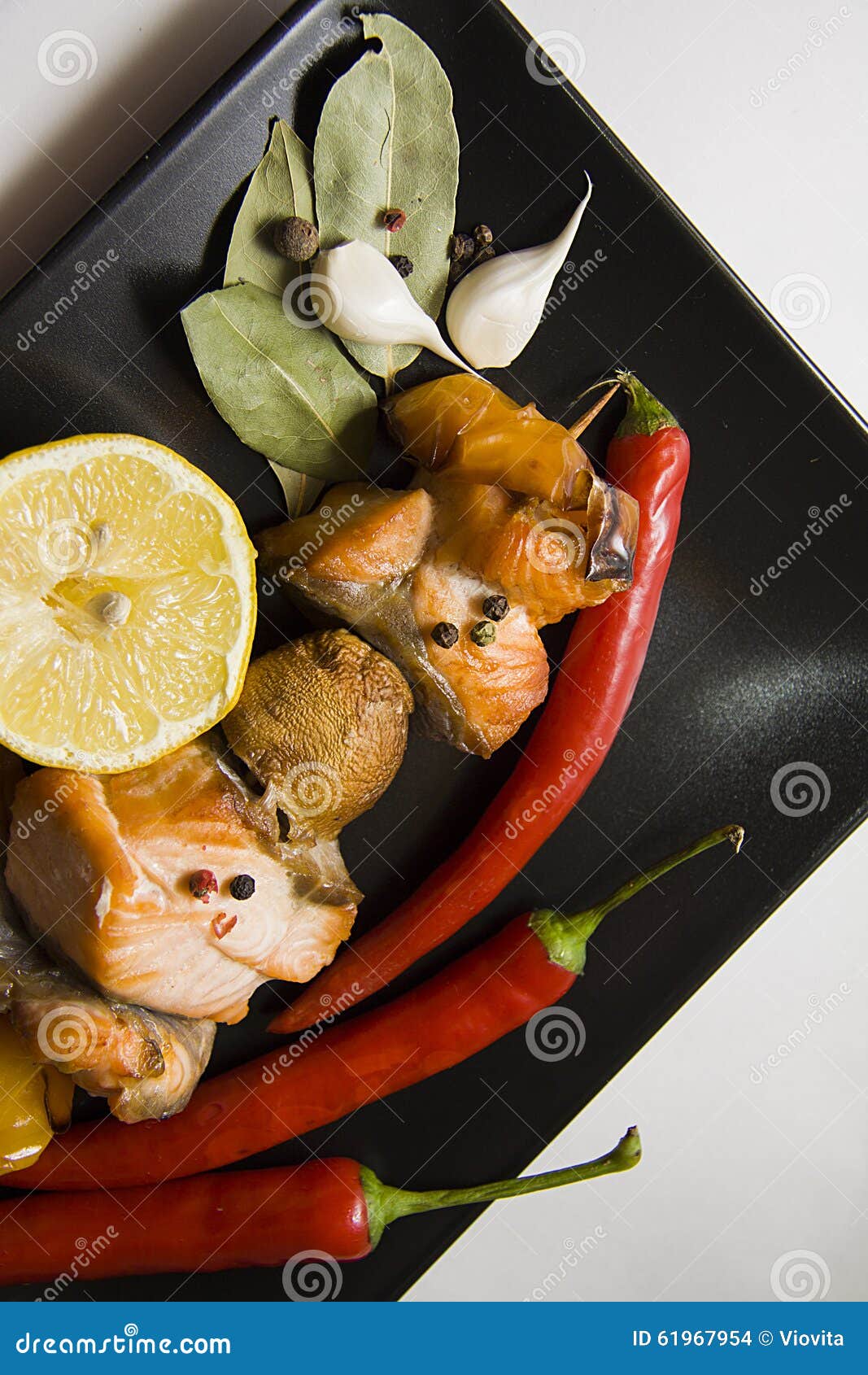 Fish barbeque stock photo. Image of health, delicacy - 61967954