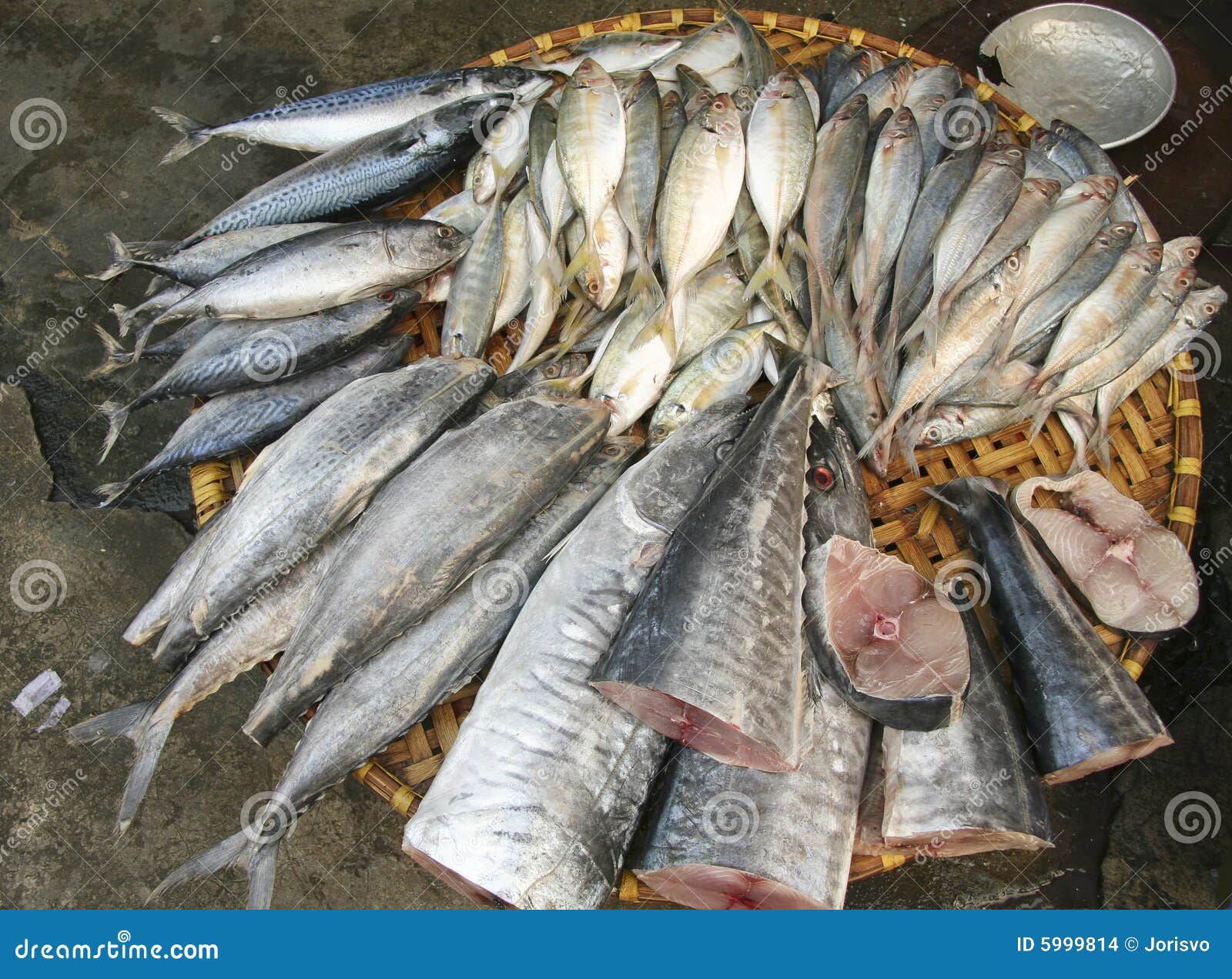 Fish basket in Hanoi stock photo. Image of fish, east - 5999814