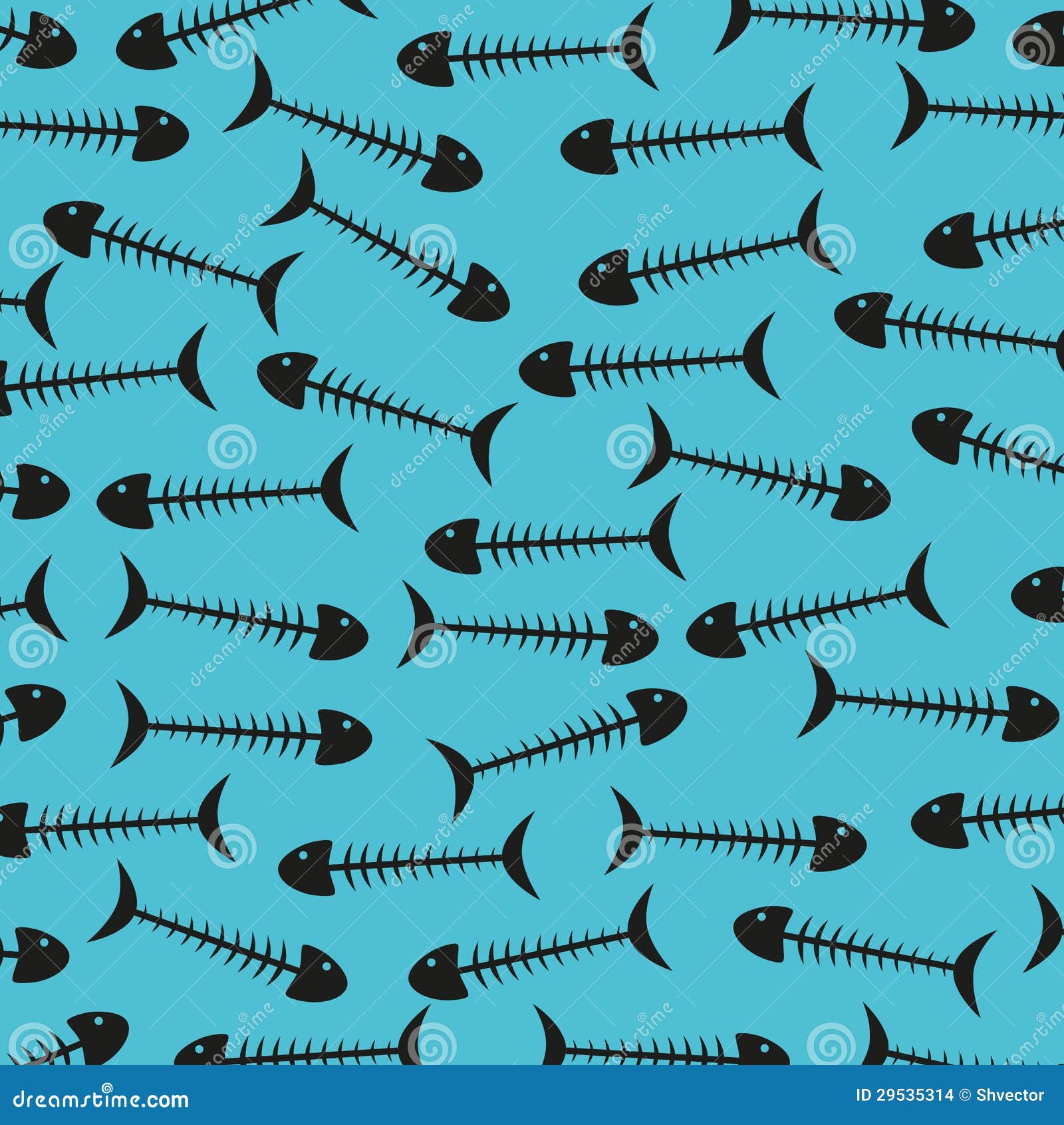 Fish Bone Clip Art Cartoon Illustration | CartoonDealer.com #33030268